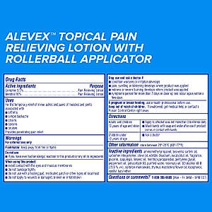 Aleve Pain Relieving Lotion with Rollerball 2.5 oz (Pack of 3)