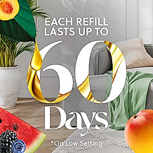 Air Wick Plug in Scented Oil Refill, 7 ct, Peach & Sweet Nectar, Air Freshener, Essential Oils