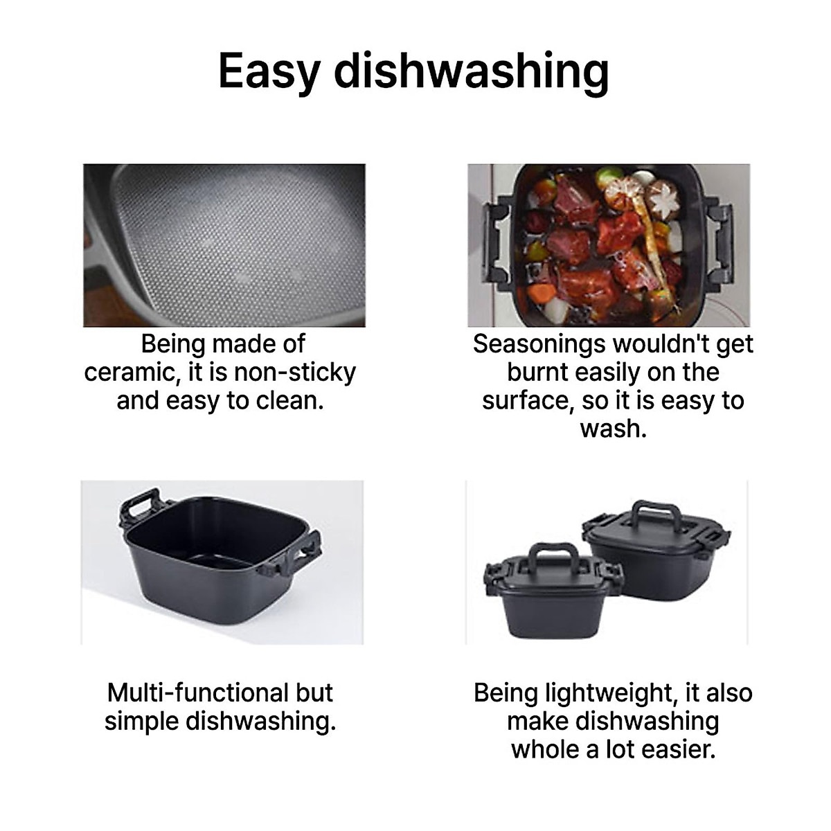 Nemolock IH All-Round Pot | Easy Storage | Greatly Portable | Convenient (M/L set)