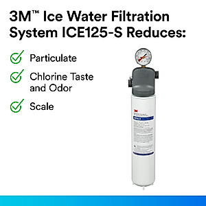 3M Water Filtration System for Commercial Ice Maker Machines ICE125-S