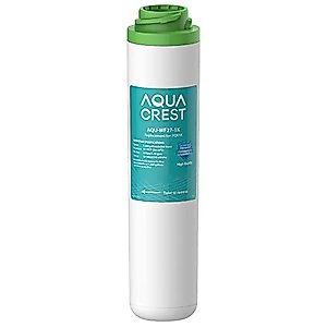 AQUA CREST FQK1K Under Sink Water Filter, 1320 Gallons, Replacement for GE FQK1K, FQK2J, GXK185K and GX1S50R (Pack of 1)