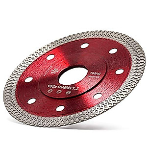 Casaverde 4 in Super Thin Dry Wet Diamond Porcelain Saw Blades Ceramic Cutting Disc Wheels for Cutting Tile Porcelain Granite Marbles(91-5PCS)