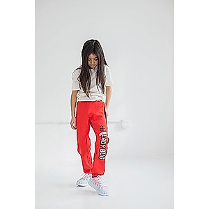 Miraculous Ladybug Little Girls Fleece 2 Pack Pants Red/Black 4-5