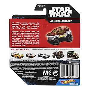 Hot Wheels Star Wars Admiral Ackbar Vehicle