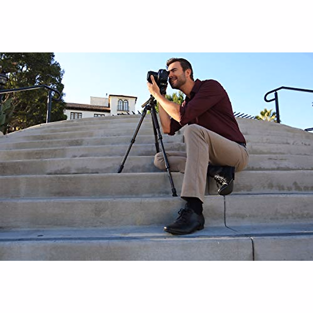 Vanguard Alta Pro 2+ 263AB 100 Aluminum Tripod with Alta BH-100 Ball Head and Multi-Angle Center Column for Sony, Nikon, Canon DSLR Cameras