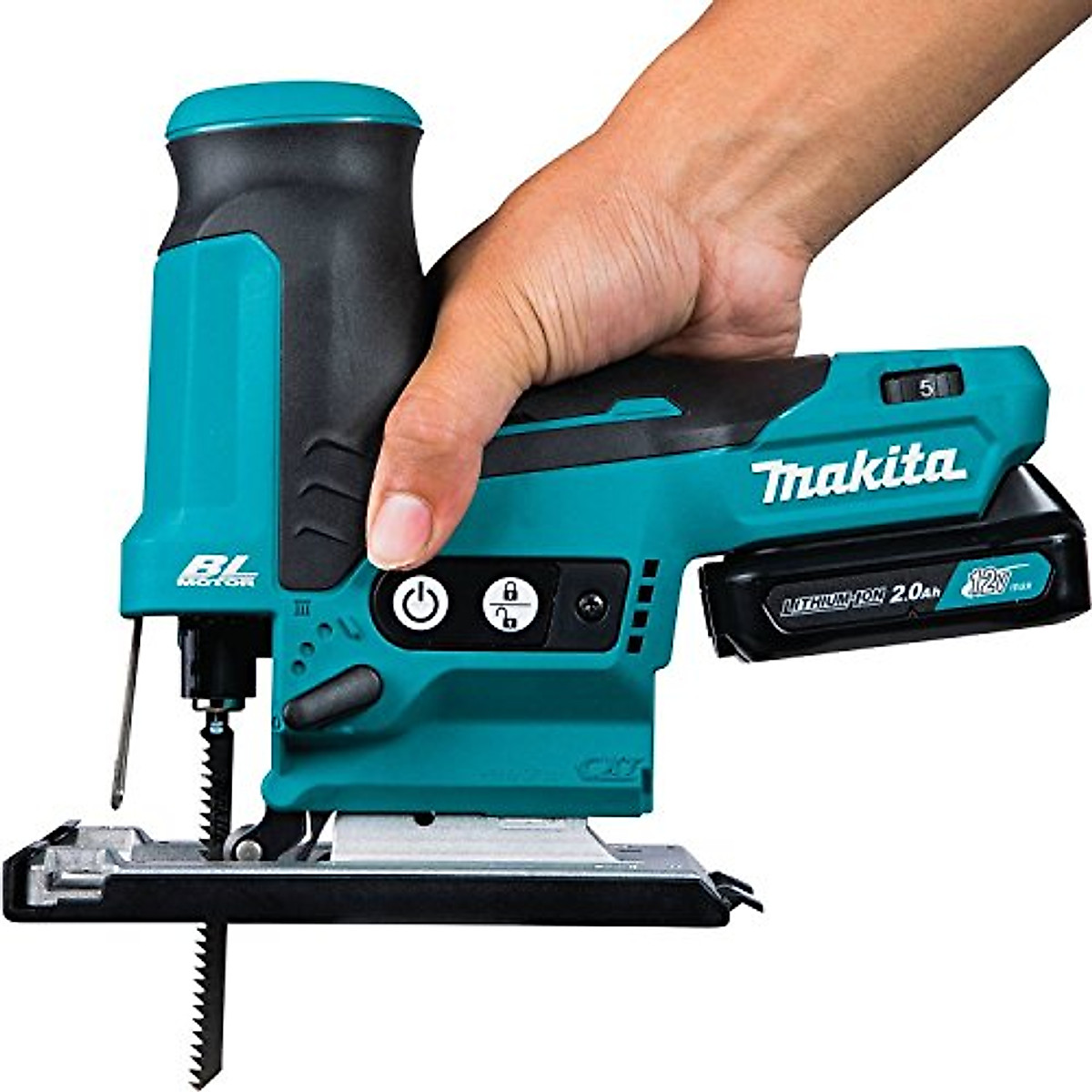 Makita VJ05R1J 2.0Ah 12V max CXT Lithium-Ion Brushless Cordless Barrel Grip Jig Saw Kit