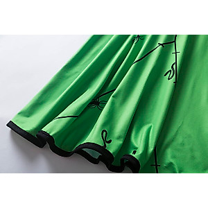 Ruikajia Women's Adult Oogie Boogie Costume Family Nightmare Villain Costume