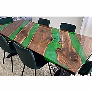 Epoxy Table, Live Edge Wooden Table, Natural Wood,Dining table, Natural Epoxy Table, Resin Table, Epoxy Resin River Table