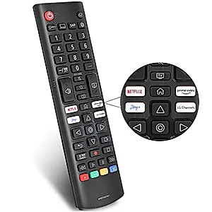 Gvirtue Universal Remote Control Replacement for LG-TV-Remote All LG LED OLED LCD Webos 4K 8K UHD HDTV HDR Smart TV with Prime Video, Disney Plus, Netflix, LG Channels Button