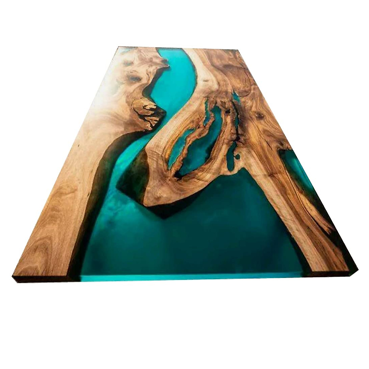 Epoxy Table, Epoxy Resin River Table, Live Edge Wooden Table, Natural Wood, Dining Table, Natural Epoxy Table, Resin Table