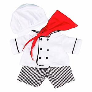 BYO-BFF Stuffed Animals Plush Toy Outfit – Chef Outfit 16”