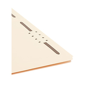 Smead Fastener File Folder, 2 Fasteners, Reinforced Straight-Cut Tab, Letter Size, Manila, 50 per Box (14513)