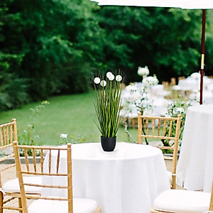 luxsego Artificial Plants with Pot - 23.6 Inches Artificial Snowball Flower Desk Decorations, Fake Plants Greenery Decor for Home, Office, Bathroom, Wedding, Garden, Indoor and Outdoor