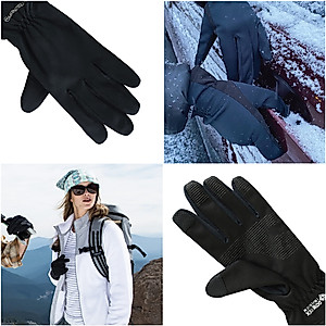 Manzella Women's Goretex Infinium with Windstopper Touch Gloves, Large, Black