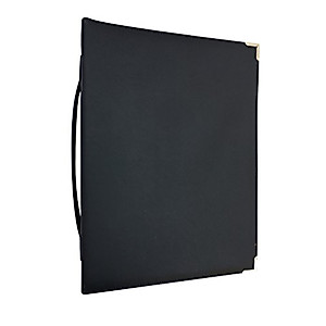 MSP Professional (9.5" x 12") Elastic Music/Choral Folder w/Handle & Detachable Strap + Bonus Set of Stray -MSP200 (Music Folder with 9 Elastic Cords)