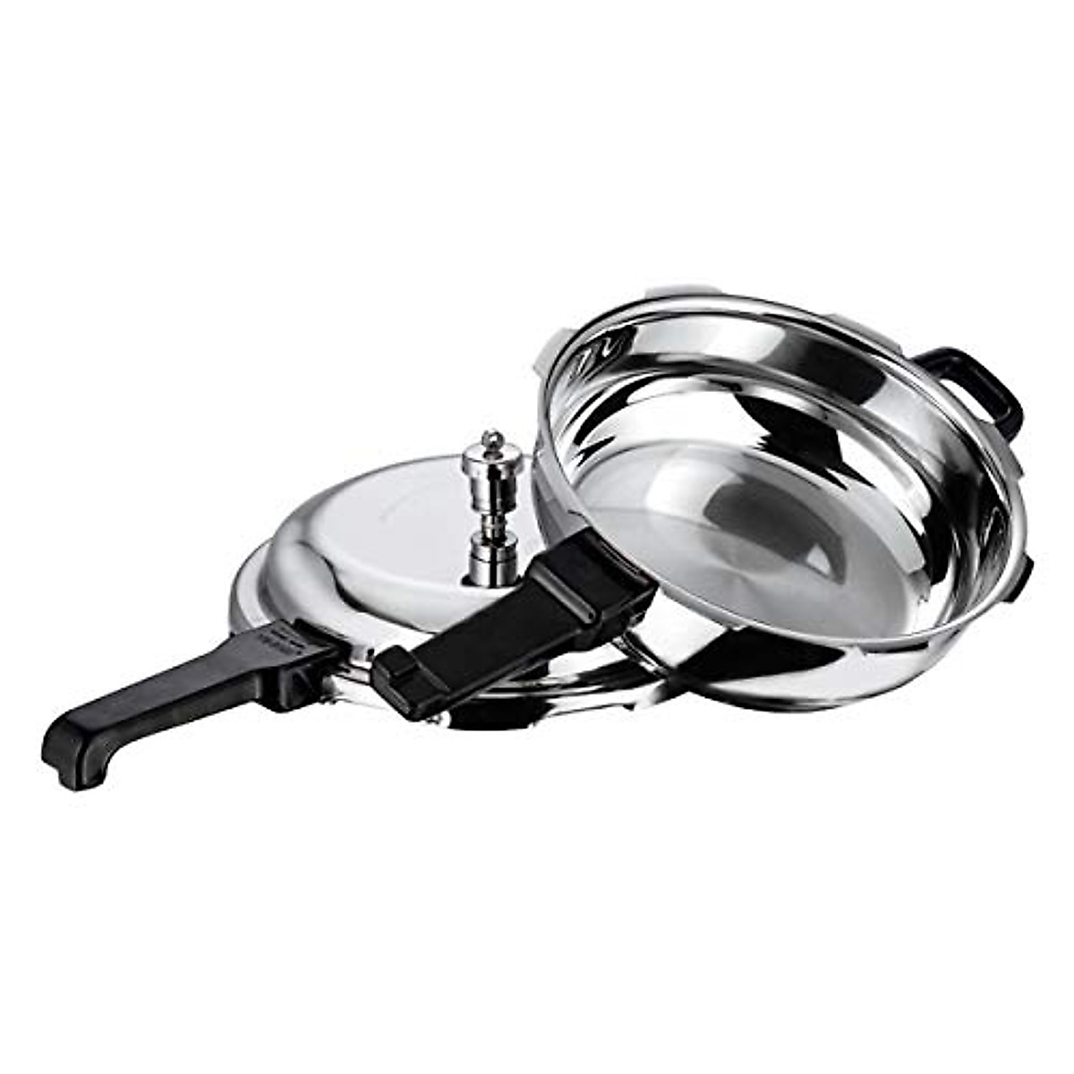 Vinod P-Jun Splendid Stainless Steel Sandwich Bottom Pressure Pan, Junior