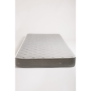 Designs International 7" Thick 32" W x 79" L Innerspring Mobile Mattress Gray Semi Truck Sleeper Cab Bed RV Bunk