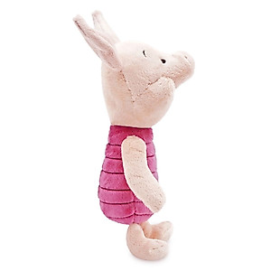 Disney Piglet Plush, Winnie The Pooh, Small, 11 Inches, Inspired by Winnie The Pooh, Cuddly Toy with Fluffy Mane and Detachable Tail, Embroidered Details, Suitable for All Ages
