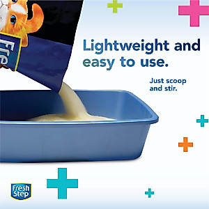 Fresh Step Crystals Health Monitoring Cat Litter, Color-Changing Litter Helps Detect Irregularities in Cat Urine, Controls Odor for 30 Days, 14 lbs. (2 x 7 lb. Bag)