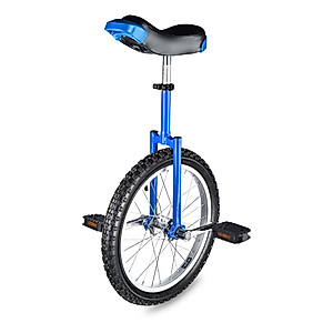 Aw Blue 18" Wheel Unicycle Leakproof Butyl Tire Wheel Cycling Outdoor Sport