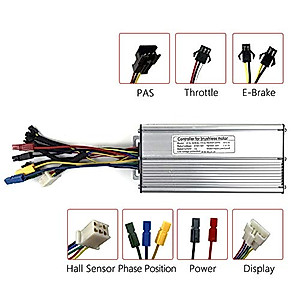 Kun Teng Controller, 48V 1000W 30A Controller, Electric high-Power brushless Square Wave Controller