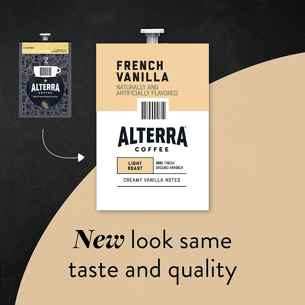 FLAVIA ALTERRA COFFEE, French Vanilla, 20-Count Freshpacks (Pack of 1 Rail)