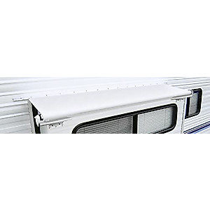 Slideout Topper Awning Replacement Fabric Cut to Fit (156", White)