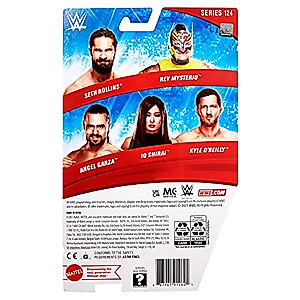 WWE MATTEL Angel Garza Action Figure Series 124 Action Figure Posable 6 in Collectible for Ages 6 Years Old and Up