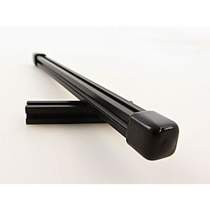 MakerBeam Vinyl End Caps, Black (Pack of 8)