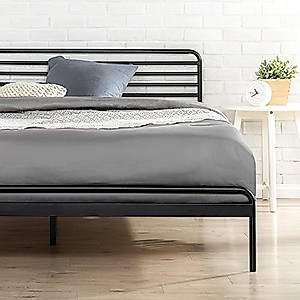 Zinus Tom Metal Platform Bed Frame / Mattress Foundation / No Box Spring Needed / Wood Slat Support / Design Award Winner, Twin