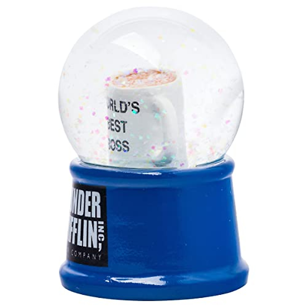 Silver Buffalo The Office World's Best Boss Light Up Snow Globe, 55 mm