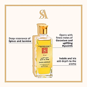 Swiss Arabian Sawt El Arab - Luxury Products from Dubai - Long Lasting Personal Perfume Oil - A Seductive, Exceptionally Made, Signature Fragrance - The Luxurious Scent of Arabia - 3.2 oz