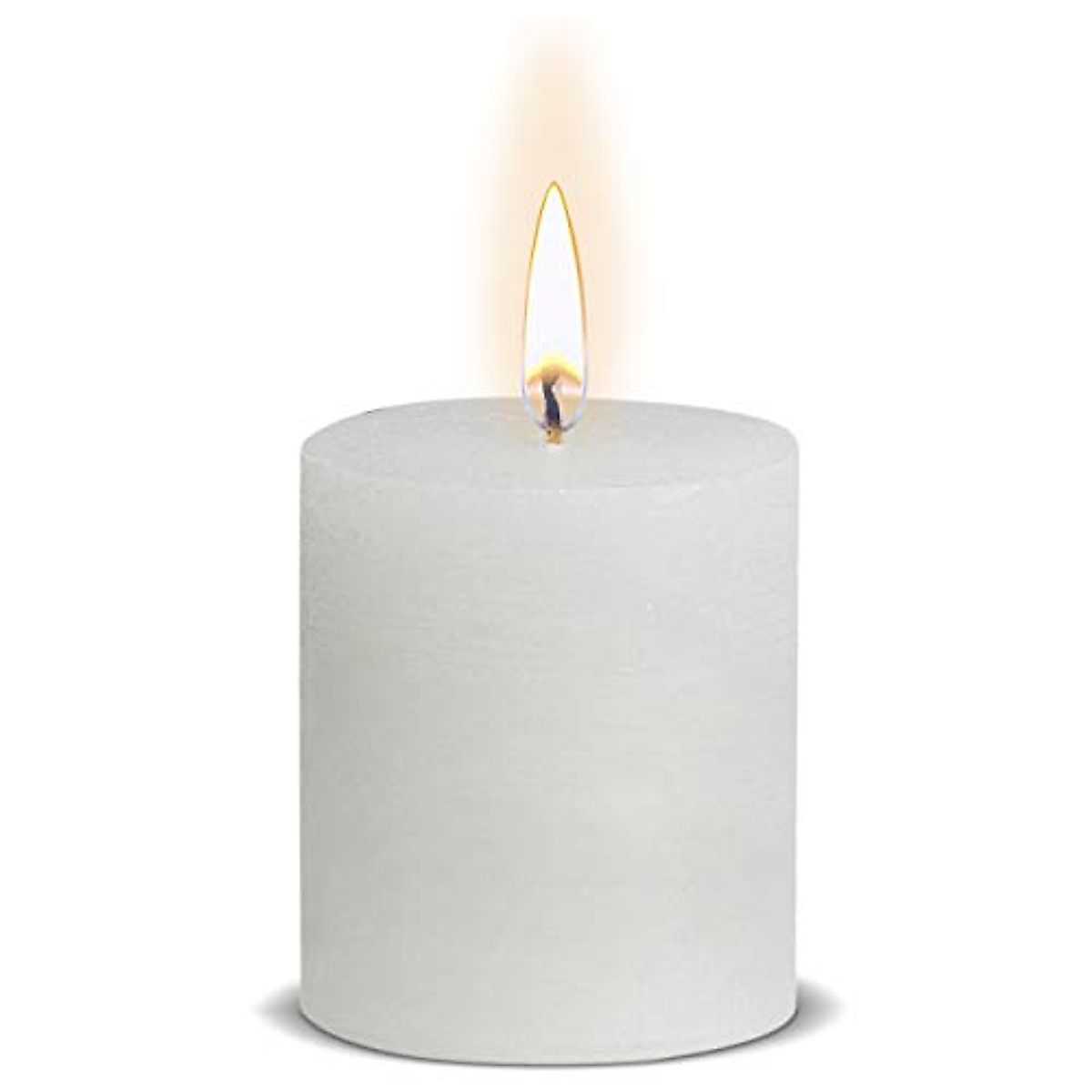 BOLSIUS Rustic White Unscented Pillar Candles - 2.75" X 3.25" Decoration Candles Set of 3 - Clean Burning Dripless Dinner Candles for Wedding & Home Decor Party Restaurant Spa- Aprox (80x68m)