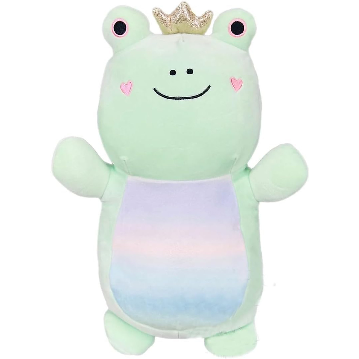 Squishmallows Official Kellytoy 10 Inch Hug Mees Squad Collectible Pillow Animal Pets (Fenra Frog),Various