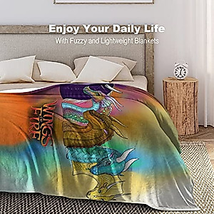 Blankets Fire_Dragon_Wings Throw Blanket for Couch Bed Sofa, Ultra-Soft Blankets Warm Bedding Blanket 40"x50"