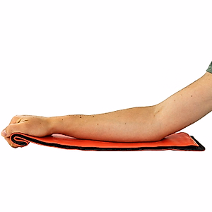 ASA TECHMED 36" Emergency Aluminum Splint Adjustable, Lightweight, Durable, Waterproof, and Reusable (Orange, 2 Rolls)