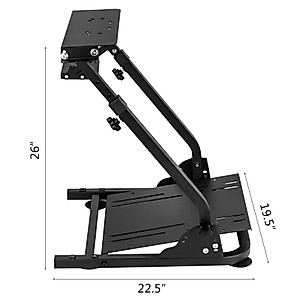 VEVOR G29 G920 Racing Steering Wheel Stand,fit for Logitech G27/G25/G29, Thrustmaster T80 T150 TX F430 Gaming Wheel Stand, Wheel Pedals NOT Included