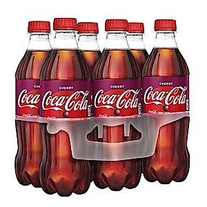 Coca-Cola Coke Cherry Soda, 16.9 fl oz (pack of 6)