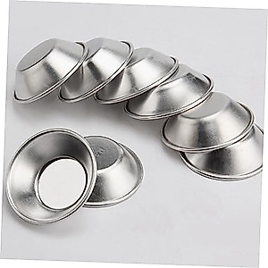 Mikinona 24pcs Egg Tart Base Mini Bread Loaf Pans Mini Muffin Cookie Decorating Tools Cake Makers Cups Molds Tart Baking Pan Bake Tool Baking Accessory Aluminum Baking Mold Oven Patties Can