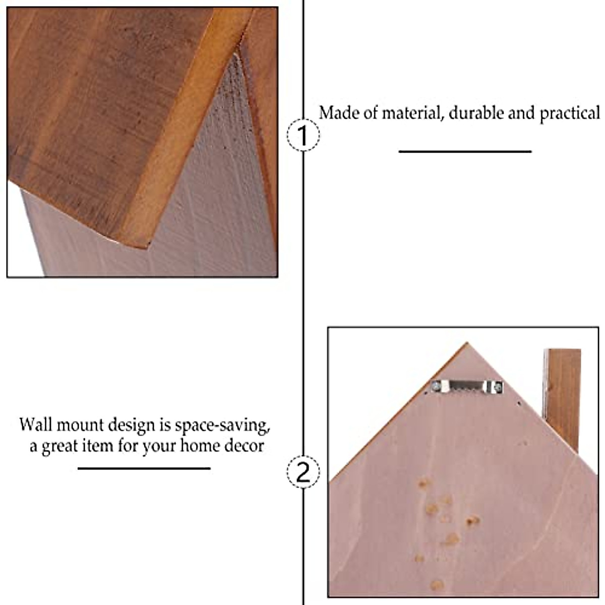 ORFOFE Picture Ledge Shelf Wooden House- Shaped House Shaped Wall Shelf House Shaped Floating Shelf House Shaped Wooden Shelf Wall Storage Shelf Flower Pot Stand