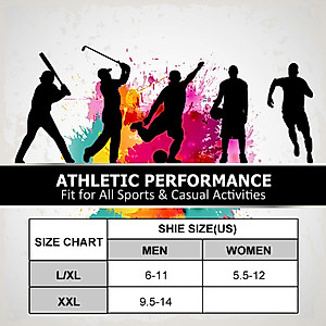 HUSO Crazy Socks for Men Women, Fashion Athletic Ankle Socks Seamless Running Pilates Cycling Biking Socks 2 Pairs (Multicolor,L/XL)