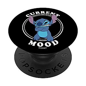 Disney Lilo and Stitch Angry Stitch Current Mood PopSockets PopGrip: Swappable Grip for Phones & Tablets