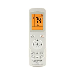 GENERIC KT-618 Mini Split Universal Remote Control,10000 Codes, Controls 99.9% AC, Beige