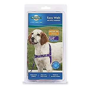 PetSafe Bling Easy Walk Harness, Medium, Purple