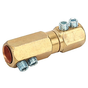 1 Set Welding Cable Connector, 250A Dinse35 Quick Disconnects, Welder Wire Extension Plug Socket for 25-35mm² (2-3AWG) Cable