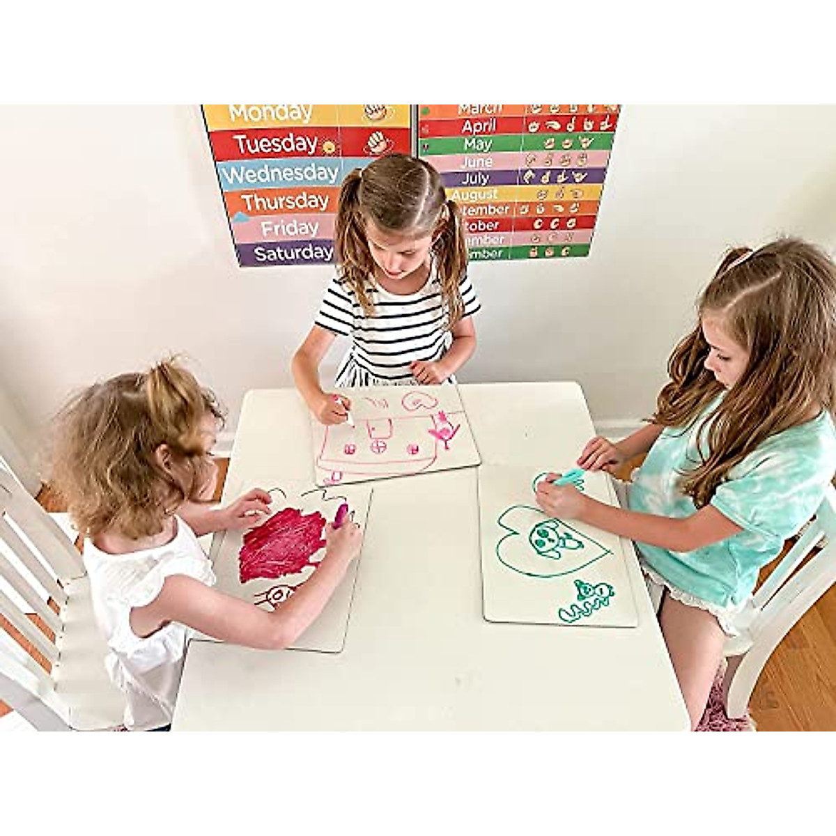 Board Geeks 6 Premium Small Dry Erase Board 9"x12"- Portable Dry Erase Lap Board, Handheld Whiteboard- White Boards for Students - Small Whiteboard | Double Sided Erasable White Boards Dry Erase- 6 Pk