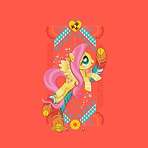 CafePress My Little Pony Fluttershy Feathers Sticker Square Bumper Sticker Car Decal