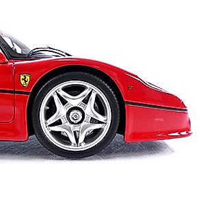 BBR 1995 F50 Coupe Rosso Corsa Red with Display CASE Limited Edition to 700 Pieces Worldwide 1/18 Model Car P18189 A