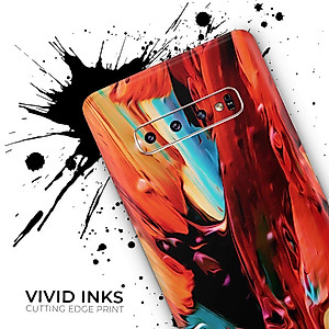 DesignSkinz Blurred Abstract Flow V1 Protective Vinyl Decal Wrap Skin Cover Compatible with The Samsung Galaxy S20 (Screen Trim & Back Glass Skin)