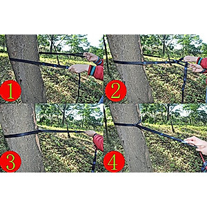 cutequeen 34 Loops 19.6Ft Long Hammock Tree Straps 3000+ LBS Versatile Heavy Duty & 100% Includes Steel carabiners